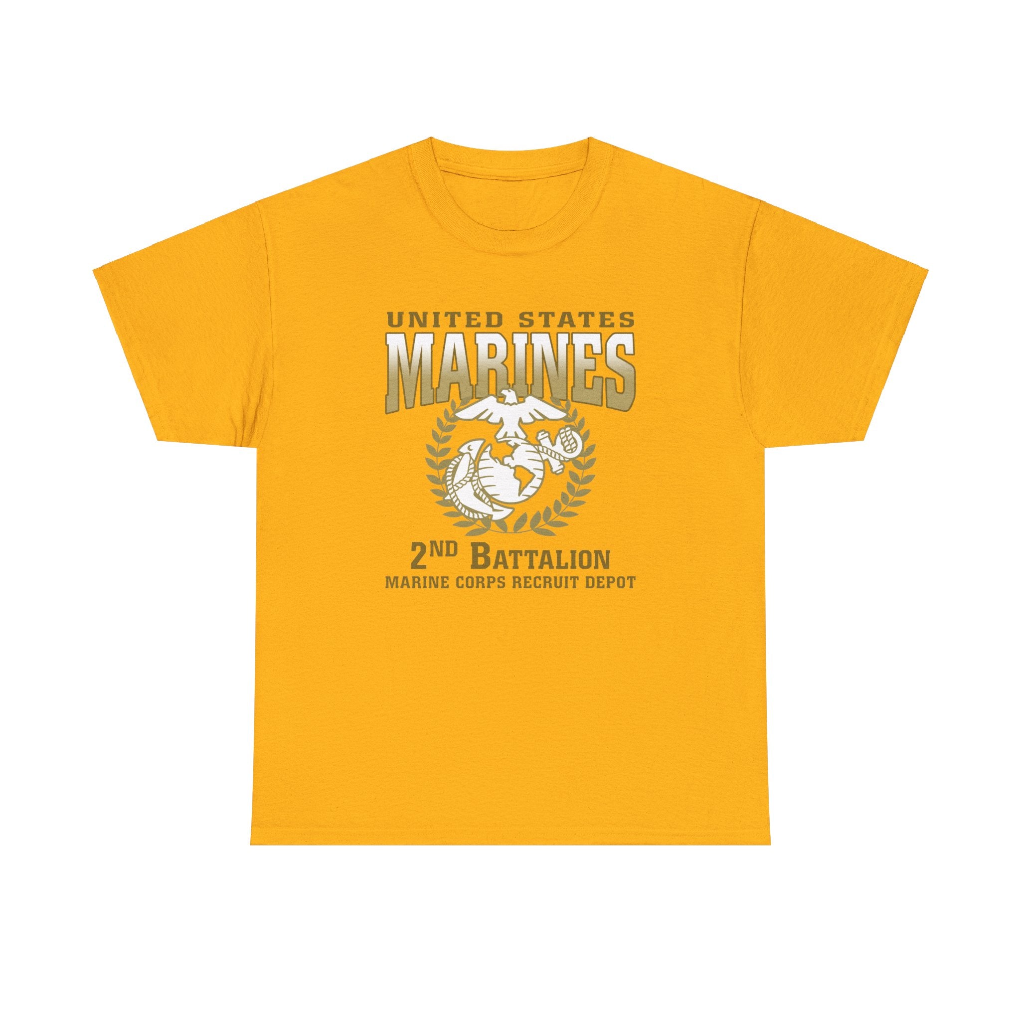 T-Shirt: 2nd Recruit Battalion (Yellow or Gold) – The EGA Shop by ...