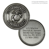 Engraved Coins – The EGA Shop by Marine Parents