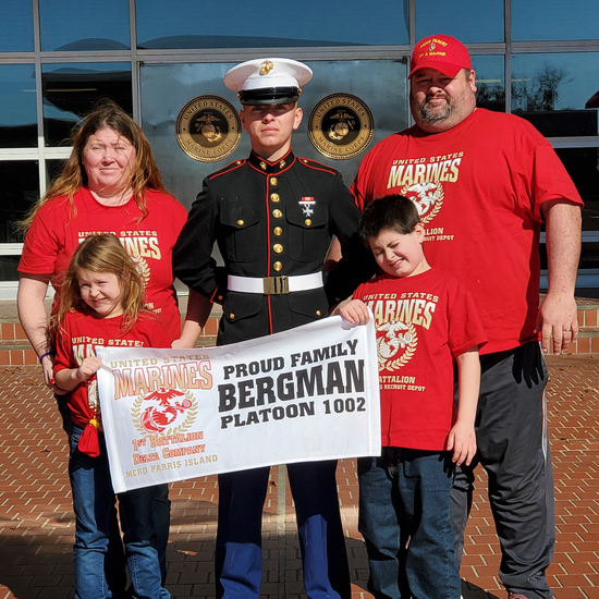 Graduation Banner: 1st Recruit Battalion – The EGA Shop by Marine Parents